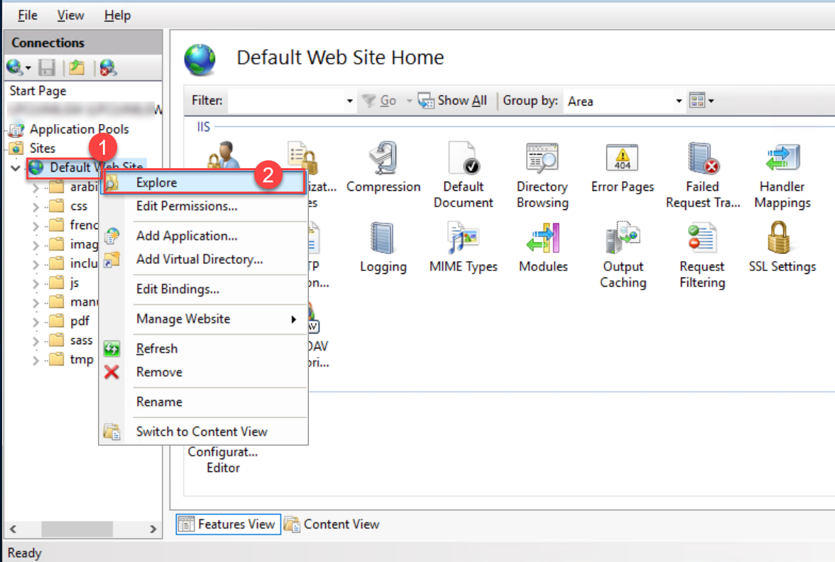 Redirect HTTP to HTTPS with Windows IIS Server 2019