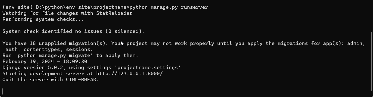 Steps to Install Django for Python 3