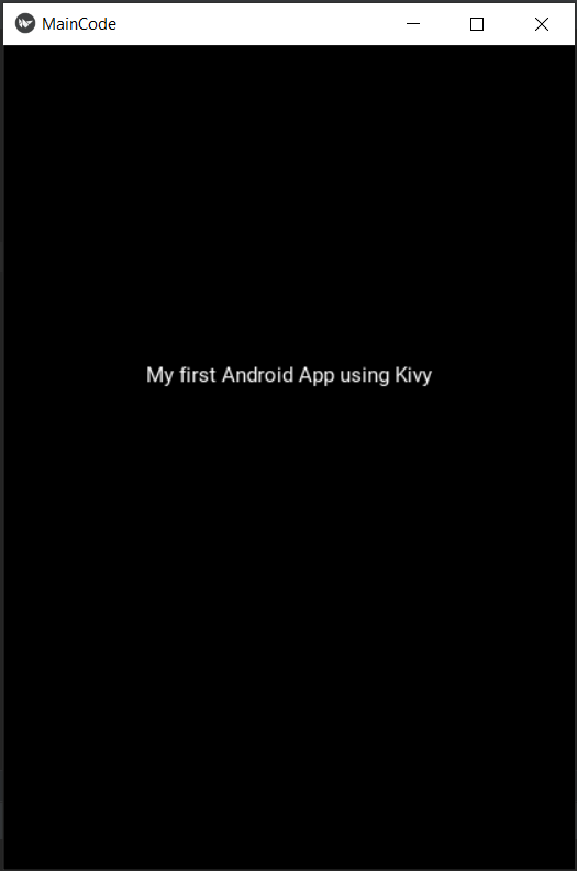 Android Application Development With Python Using Kivy Framework