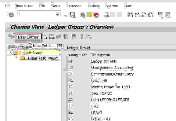 How To Define Group Ledger In Sap