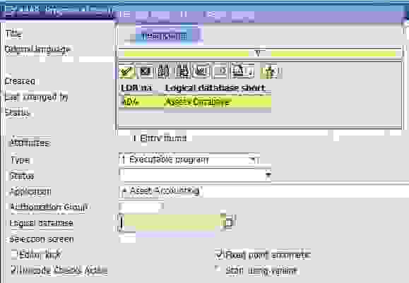 Logical Database Ldb In Sap 6806