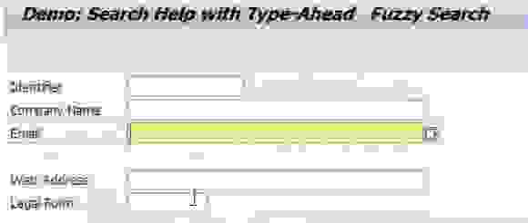 Using Search Help with Type-Ahead and Full Text Fuzzy Search on SAP HANA