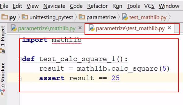 Pytest Parameters Unit Testing Framework