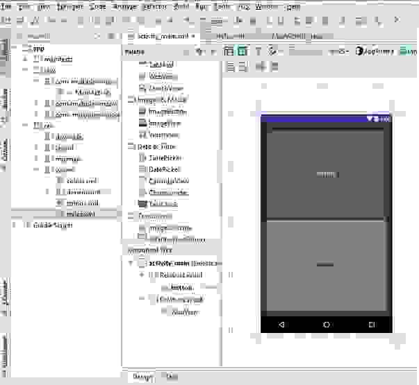 Split Screen using Multiple Layout