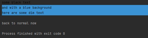 Print Colored Text To The Terminal In Python 