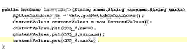 Insert Data Into Sqlite Database In Android