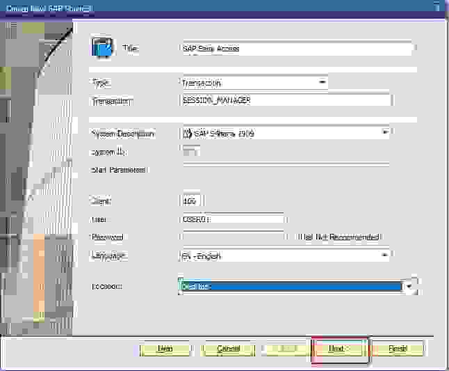 How To Create Sap Logon Shortcut