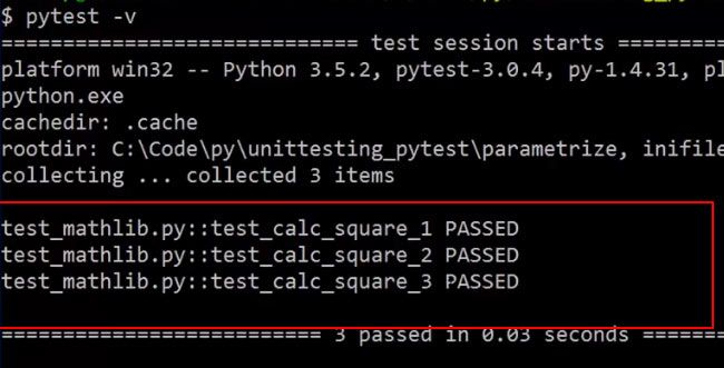 Pytest Parameters Unit Testing Framework