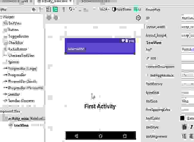 Fade in Fade out Animation Effect to Android App
