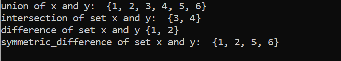 Python Sets The Set Data Type In Python 7915