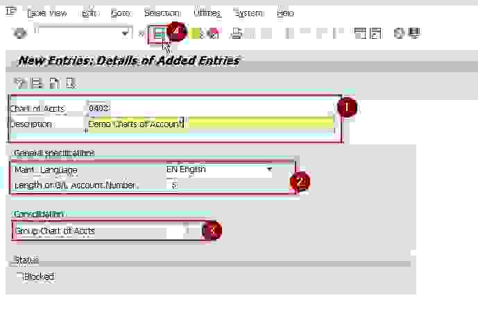 How To Define Chart Of Accounts In Sap And Assign Company Code