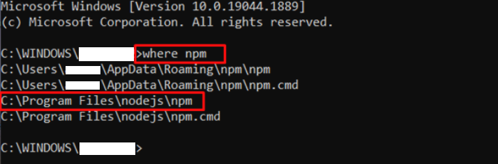 The Npm Is Not Recognized As An Internal Or External Command Operable Program Or Batch File
