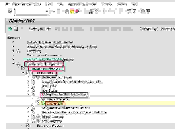 Define Coding Mask for Position Key in SAP