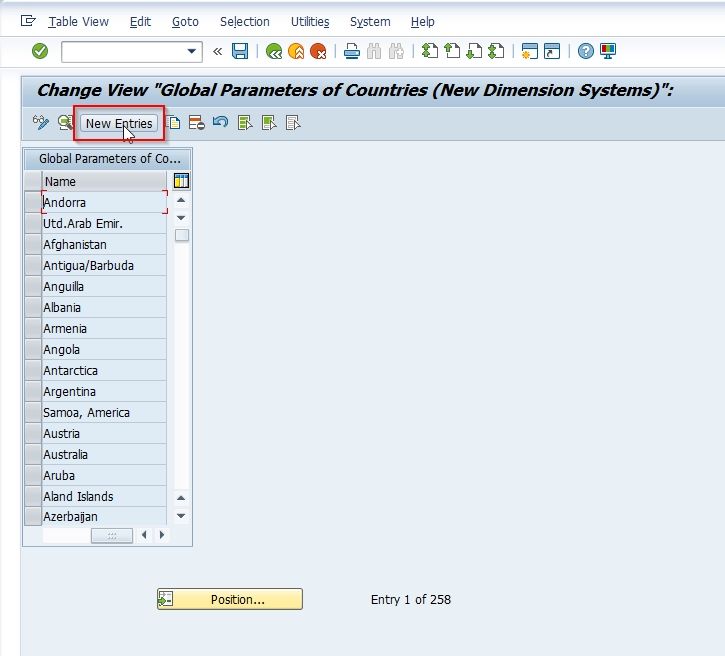 How To Create Countries In SAP System 
