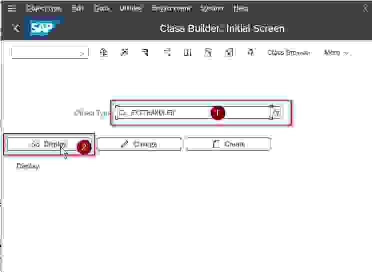 How To Find Badi For Standard Transaction Code