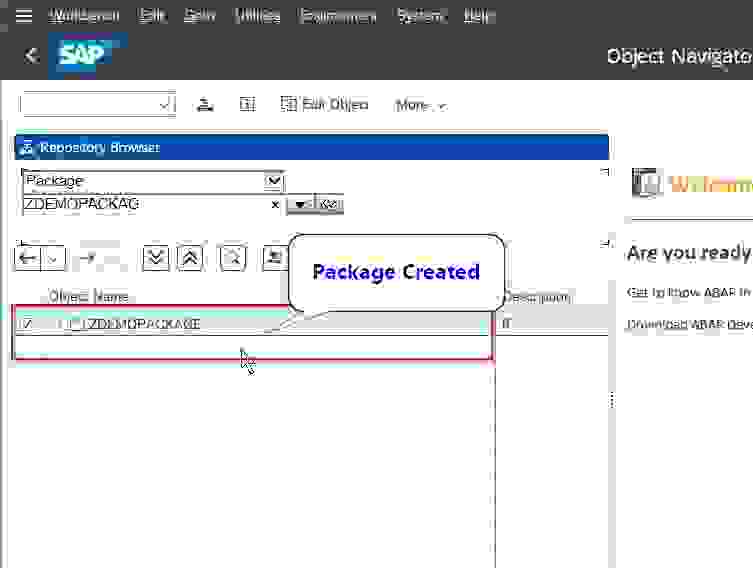 How to Create Package in SE80?