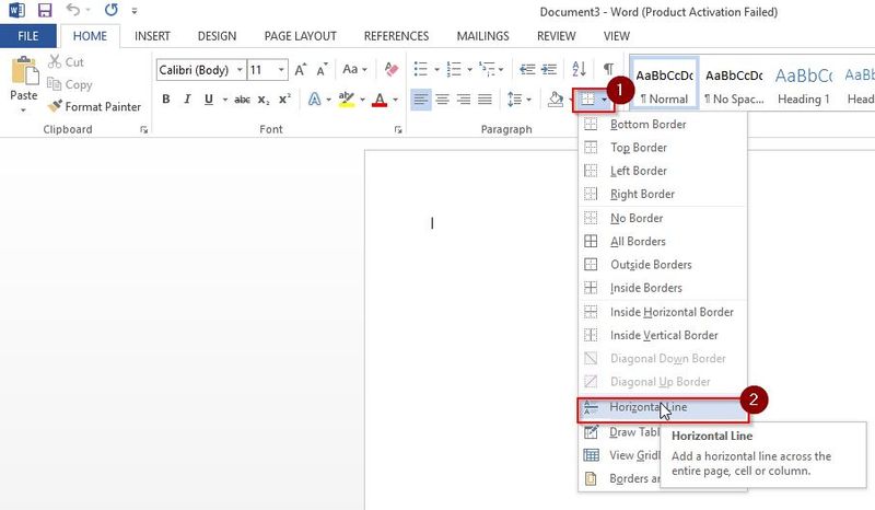 Draw A Line In MS Word 5 Simple Methods