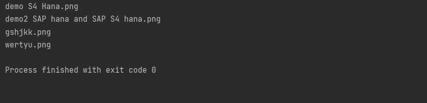 List all Files in a Directory using Python