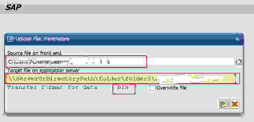 SAP AL11 - Display SAP application server file directory