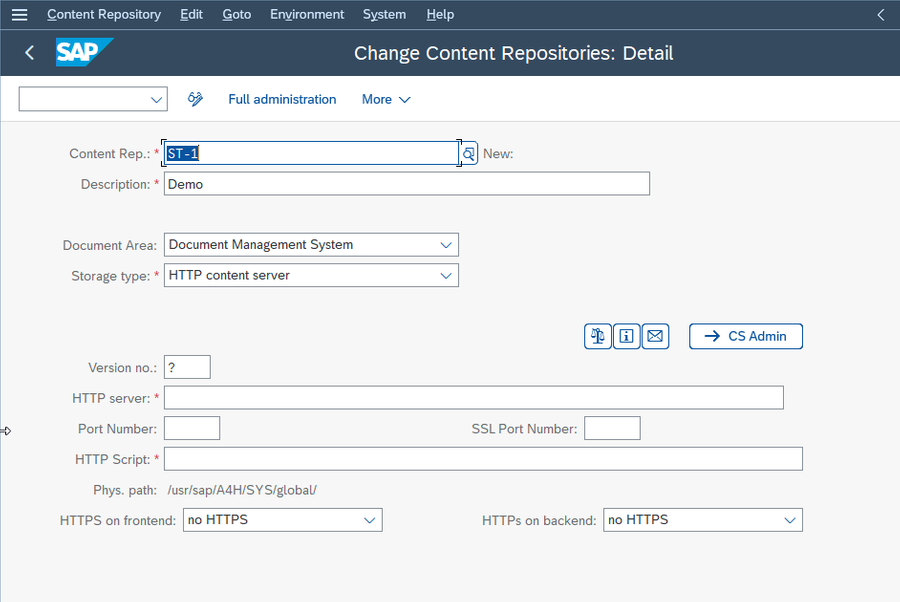 SAP DMS - Document Management System